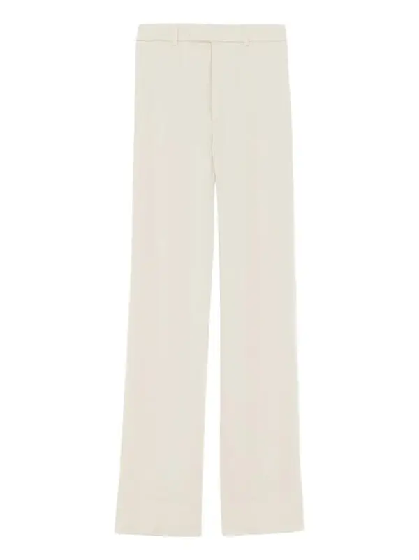 Saint Laurent Large High Waist Trousers - Off-white