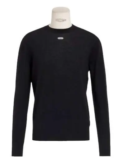 Dior Crewneck Sweater With Christian Paris Tag - Black