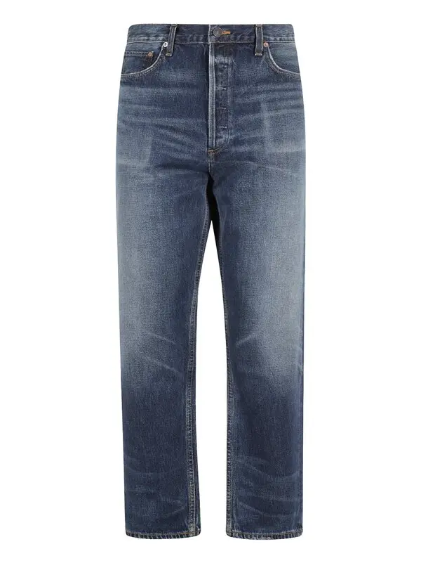 AGOLDE Five Pocket Denim Trousers - Blue