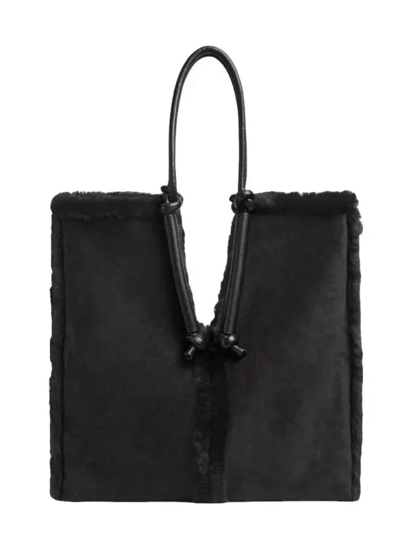 Bottega Veneta Bolster Knot Detailed Tote Bag - Black