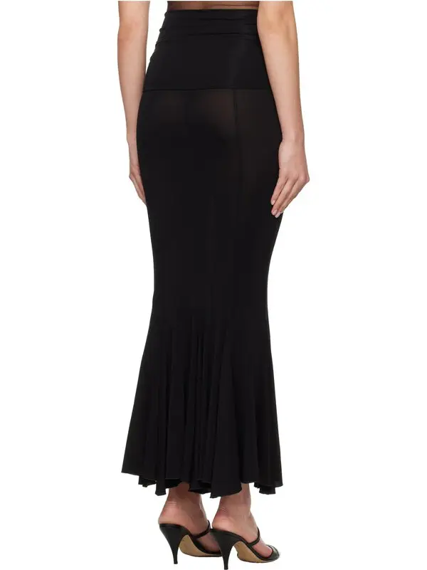 NENSI DOJAKA Yasmin" Draped Skirt - Black