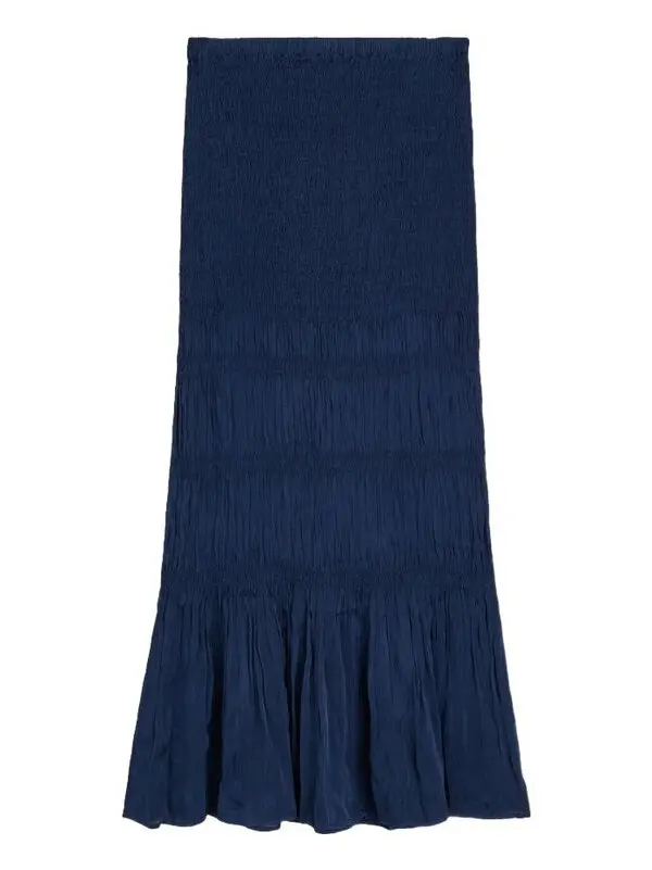 BY MALENE BIRGER Ilona Ruched Skirt - Night Sky Color