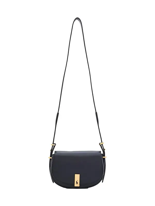 Polo Ralph Lauren Ralph Lauren Flap Logo Shoulder Bag - Black