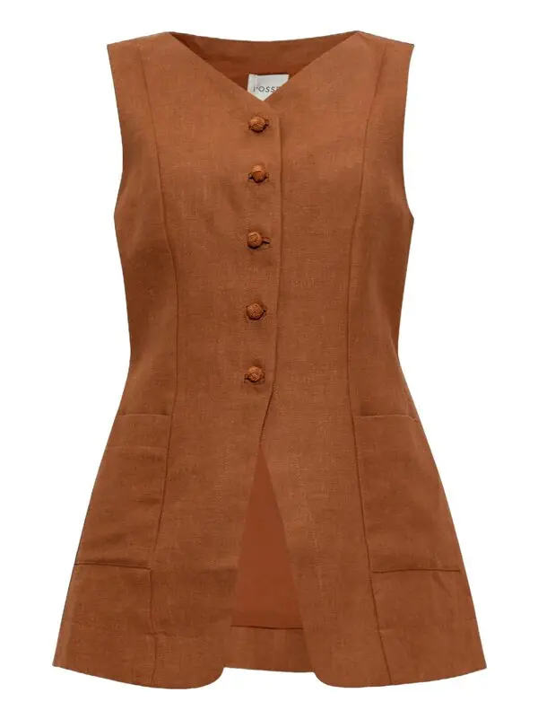 Posse Lorenzo Waistcoat - Brown