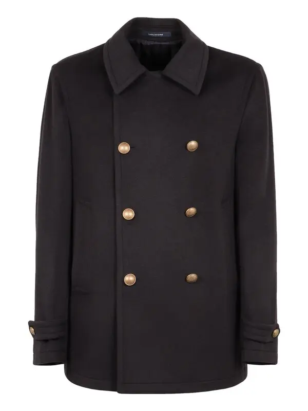 Tagliatore Monaco Double-breasted Peacoat - Black
