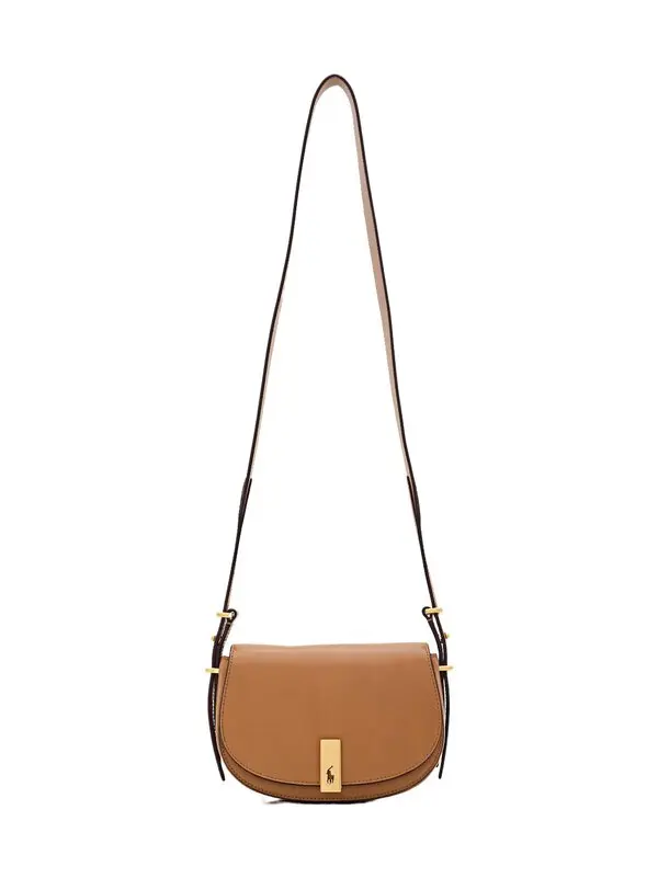 Polo Ralph Lauren Mini Foldover Top Crossbody Bag - Brown