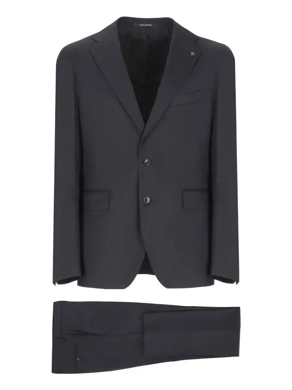 Tagliatore Single Breasted Suit - Black