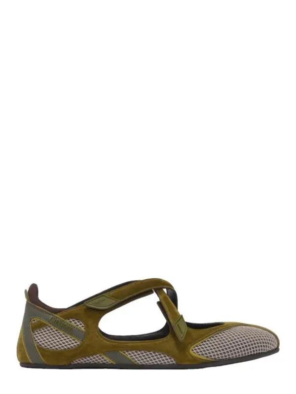 Attico The Floor 01 Ballerina Flats - Military Green