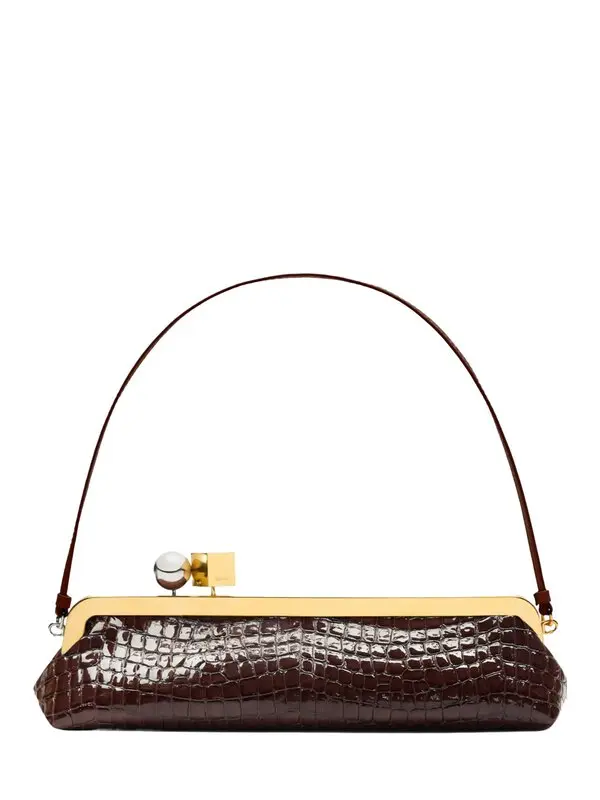 Jacquemus La Salon Clutch Bag - Brown