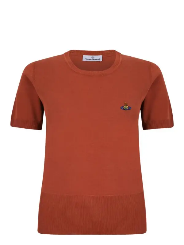 VIVIENNE WESTWOOD Bea Crew Neck T-shirt - Brown