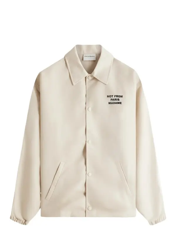 Drole De Monsieur La Veste Slogan Overshirt - Nude