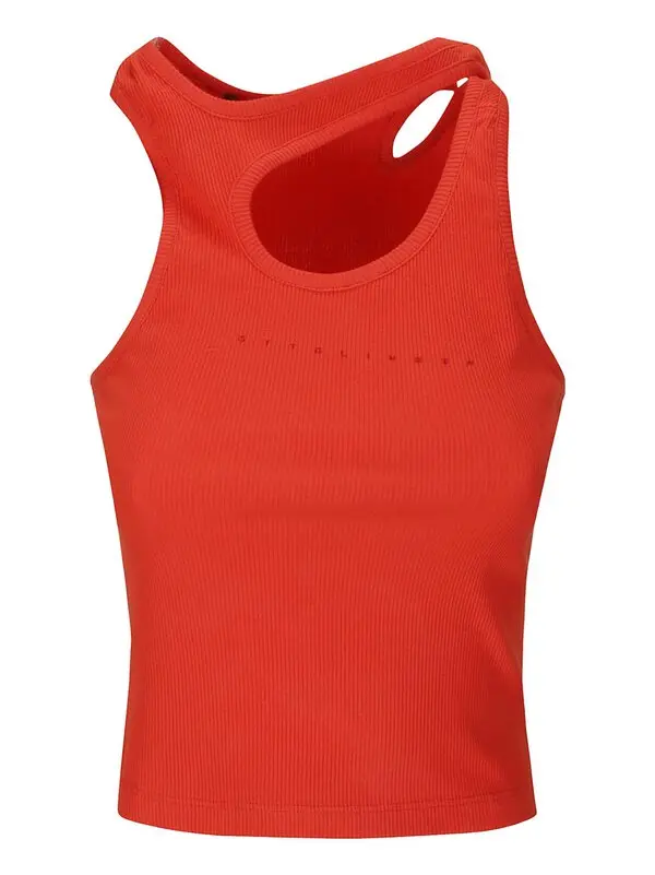 Ottolinger Rib Knitted Vest - Red