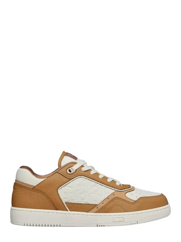 Dior B27 Uptown Low-top Sneakers - Cognac And White