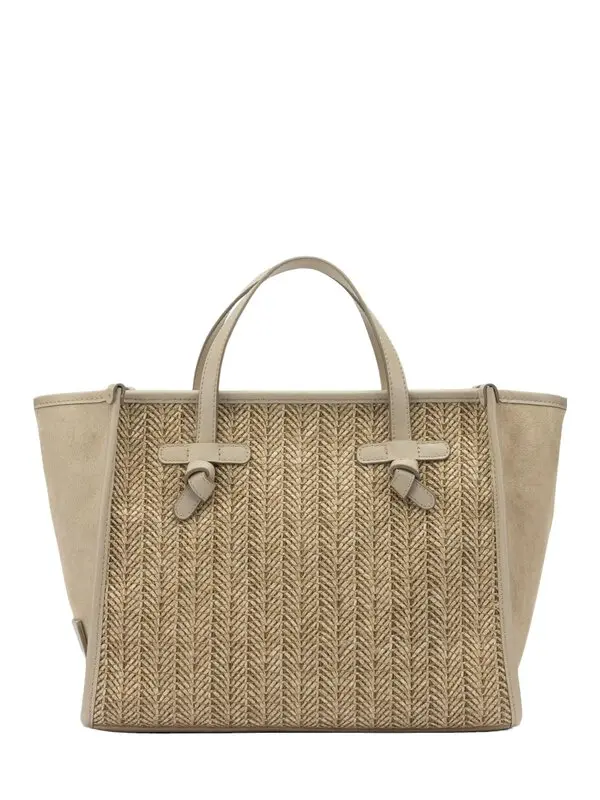 GIANNI CHIARINI Miss Marcella 32 Shoulder Bag - Nude