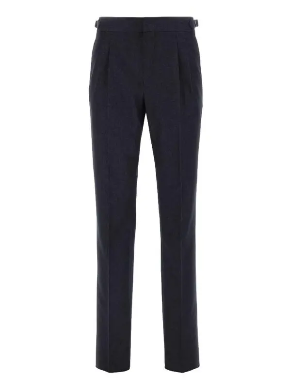 Loro Piana Straight Leg Tailored Trousers - Black
