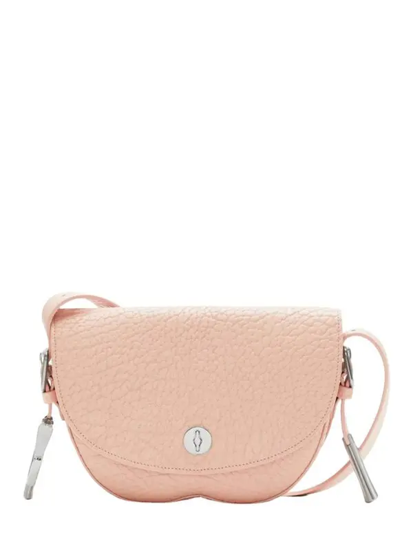 Burberry Chess Leather Satchel - Red