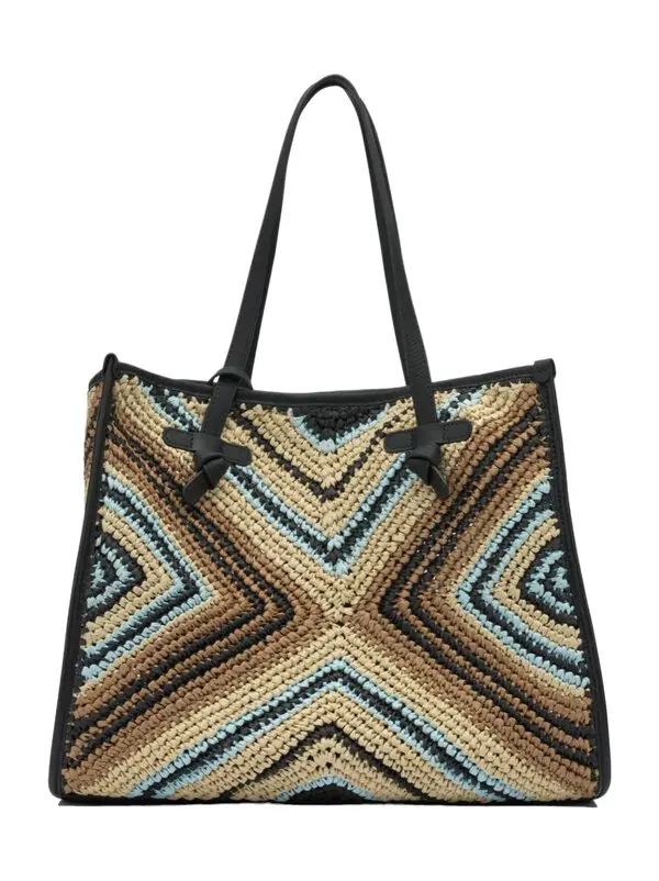 GIANNI CHIARINI Woven Tote Bag - Green