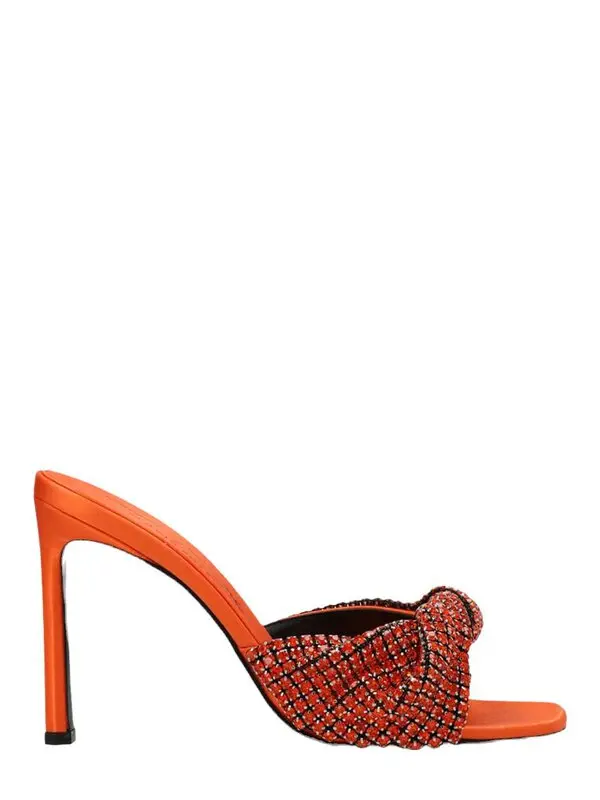 SERGIO ROSSI Embellished Heeled Sandals - Multicolor