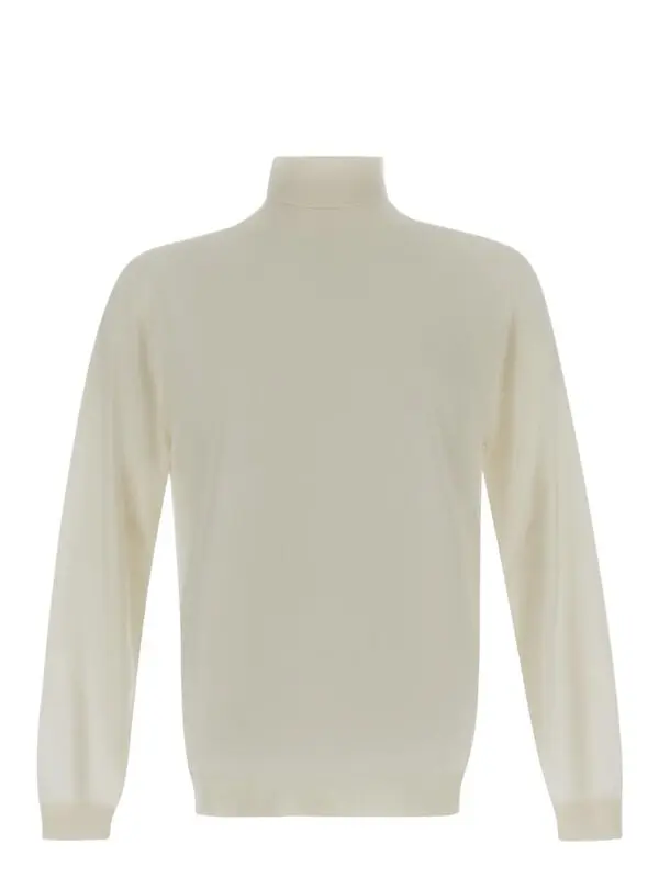 LARDINI Long-sleeved Turtleneck Jumper - Gray