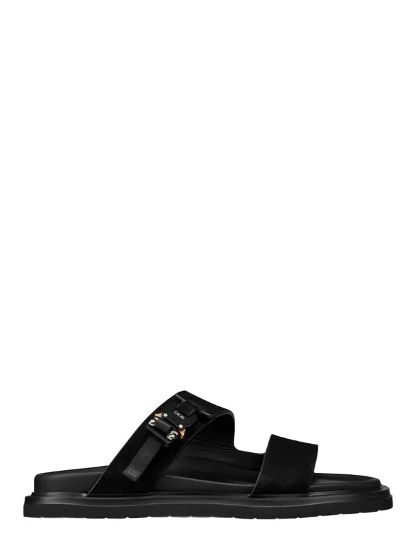 Dior Aqua Sandal With Buckled Strap - Black