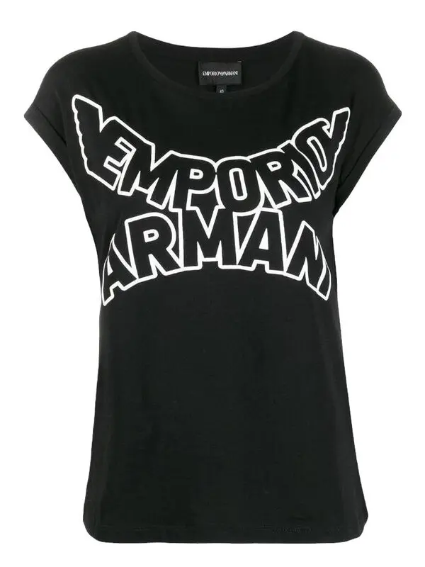 Emporio Armani Logo T-shirt - Black