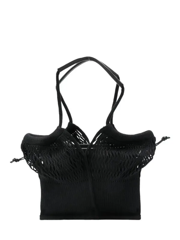 Hereu Double-handle Handbag - Black
