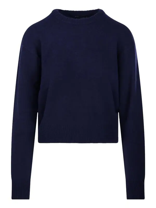 Polo Ralph Lauren Cropped Crewneck Jumper - Black