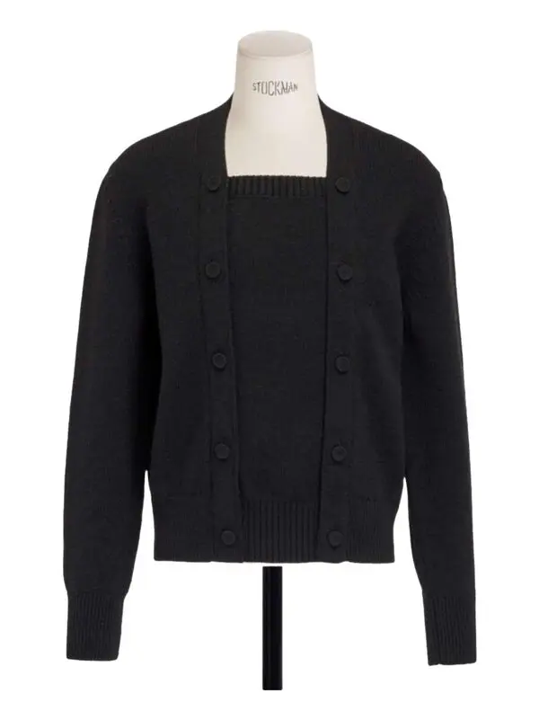 Dior Cardigan With Christian Paris Tag - Black