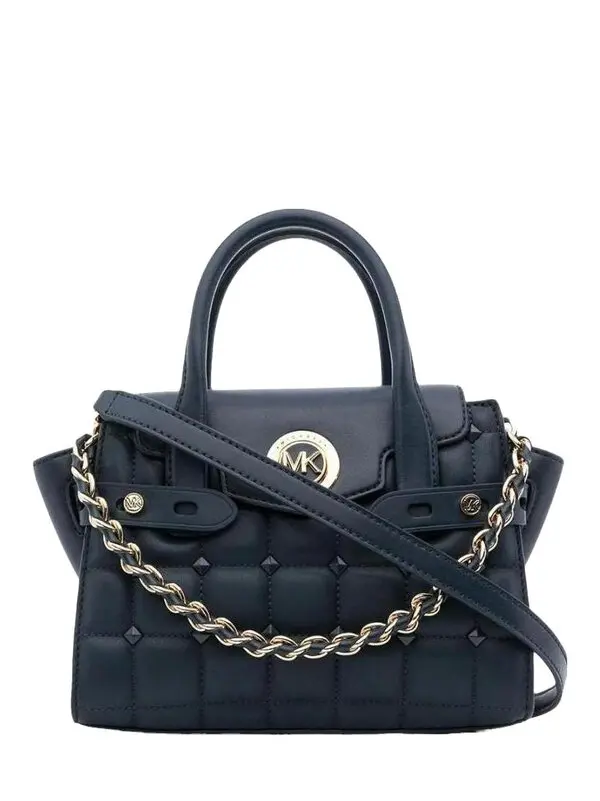 Michael Kors Carmen Quilted Satchel Bag - Black