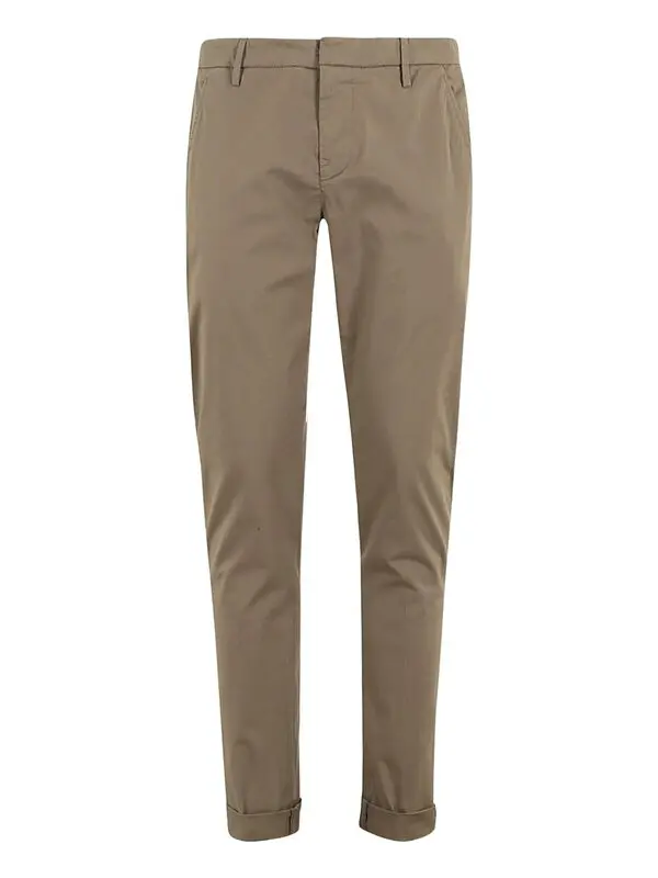 DONDUP Tailored Track Pants With Logo Detail - Brown