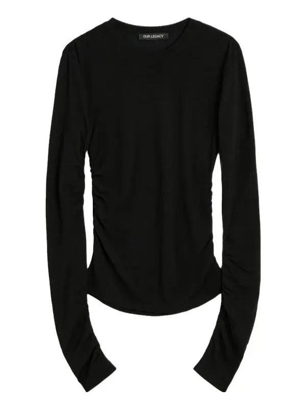 Our Legacy Strain Slim Long Sleeve T-shirt - Black