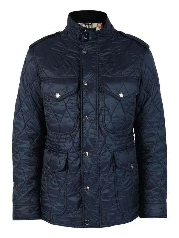 Burberry Emblem Cotton Suit - Navy