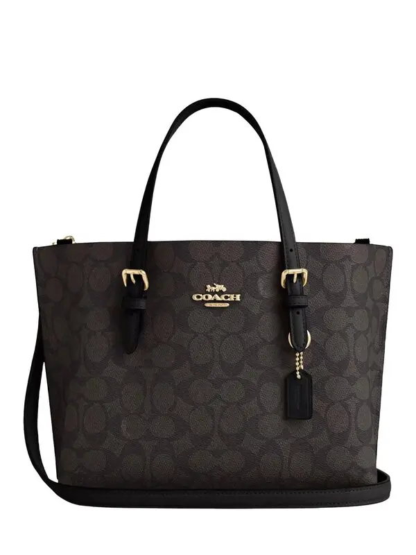 COACH Molly Tote Bag - Walnut/black