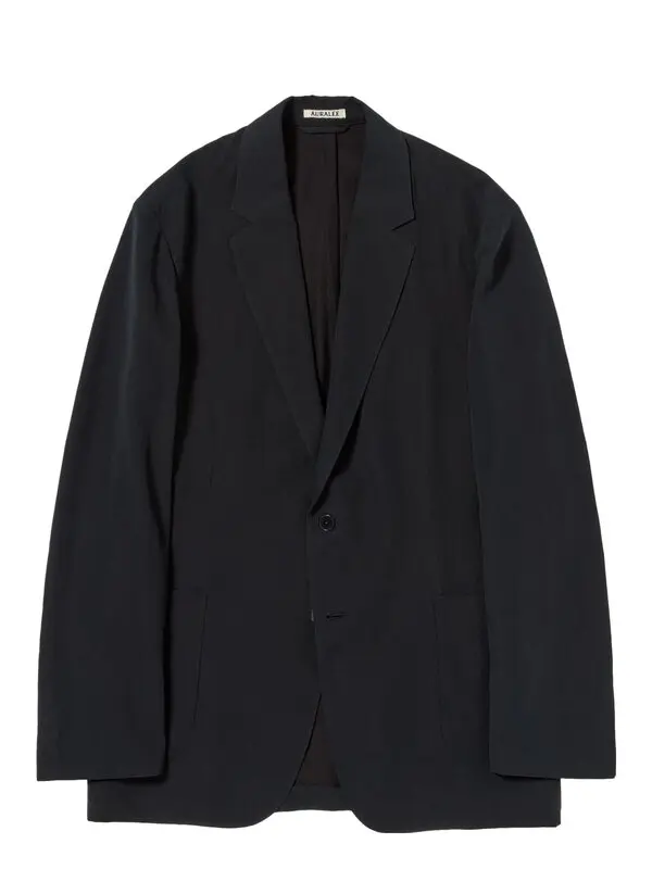 Auralee Cotton-wool Blazer - Black