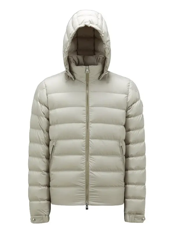 Moncler Arneb Zip-up Padded Jacket - Beige