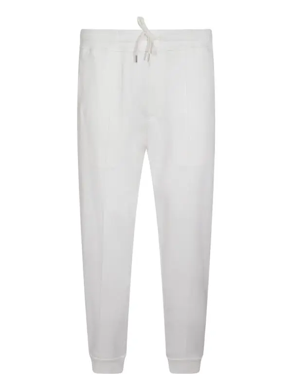 Brunello Cucinelli Techno French Terry Trousers - Beige