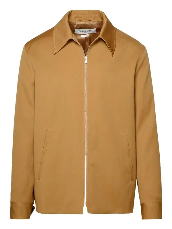 LANVIN Classic Zip Jacket - Brown