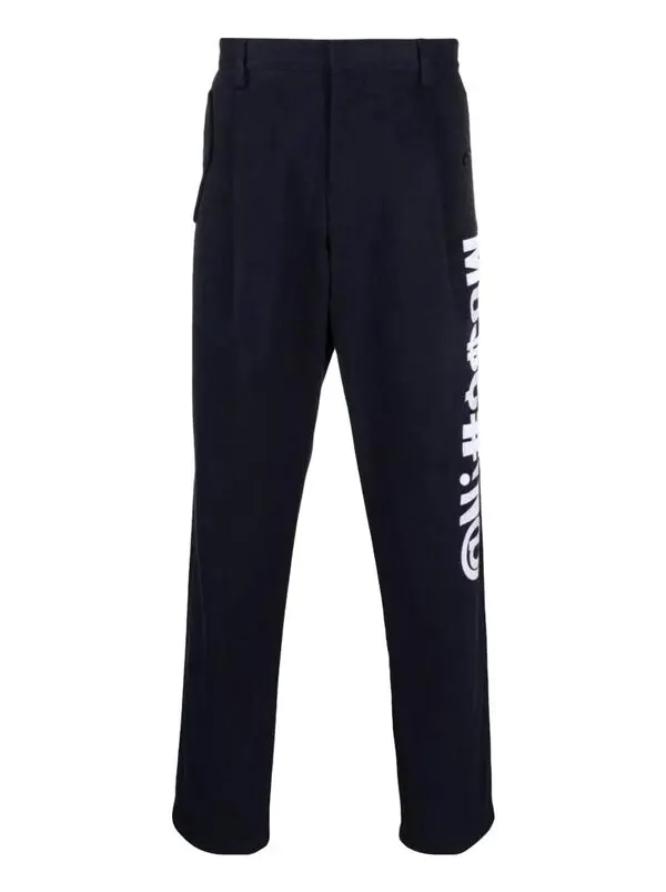 Moschino Design Casual Pants - Black