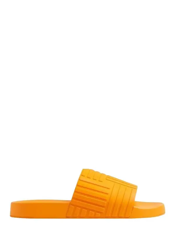 Bottega Veneta Rubber Slide Sandals - Orange