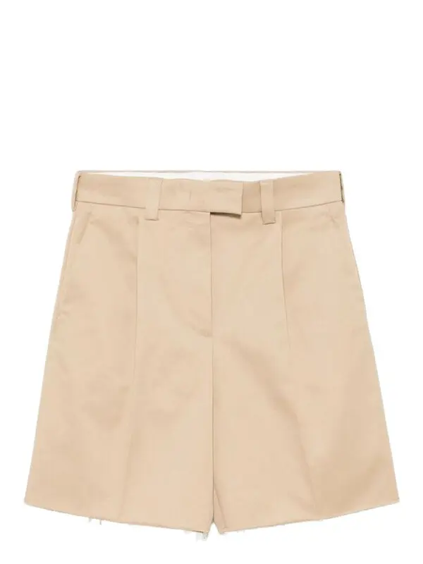 Miu Miu Chino Bermuda Shorts - Rope Ash