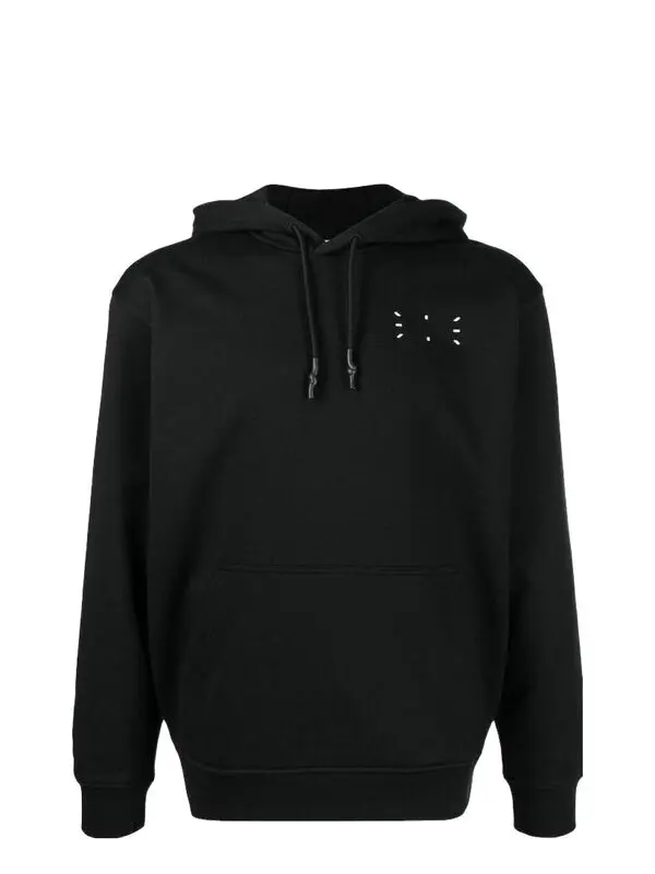 Alexander McQueen Signature Stitch Drawstring Hoodie - Black