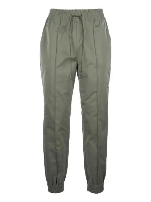 Ermanno Scervino High-waisted Trousers With Drawstring Hem - Gray