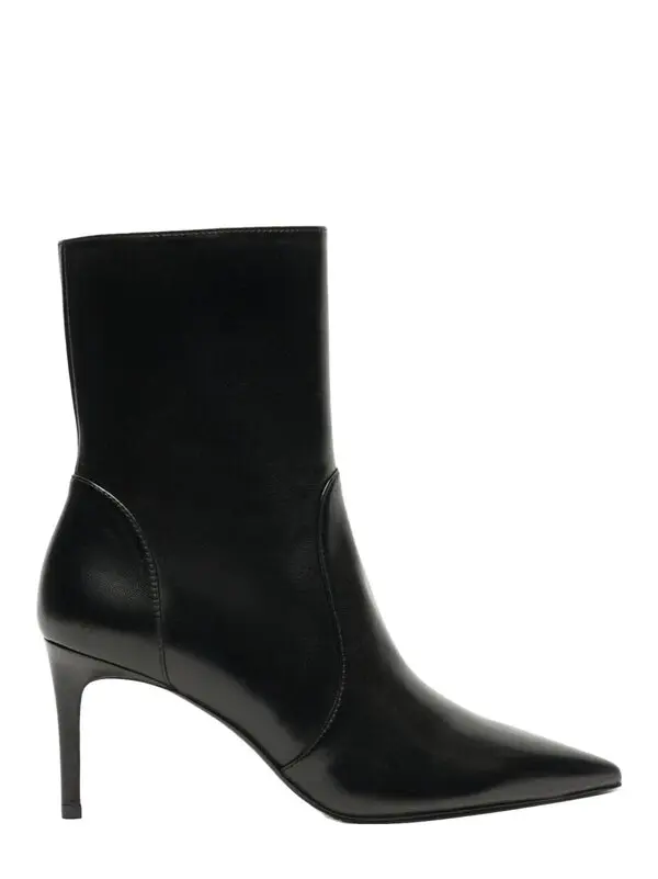 STUART WEITZMAN Pointed Toe Ankle Boots - Black