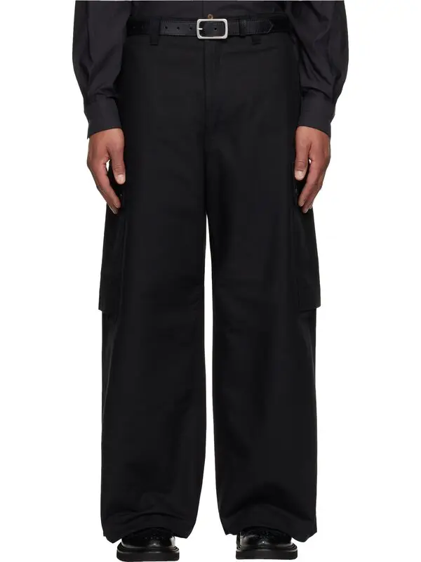 Comme Des Garçons Cargo Trousers - Black