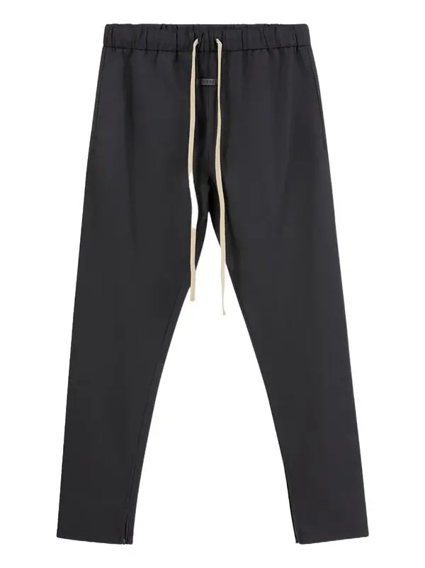 Fear Of God Drawstring Casual Pants With Multiple Pockets - Black