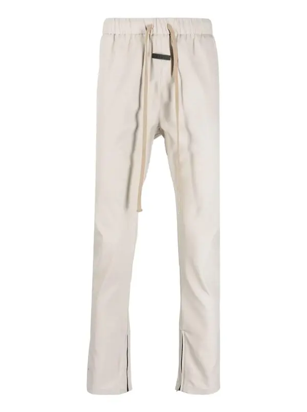 Fear Of God Drawstring Pants With Slit Cuffs - White