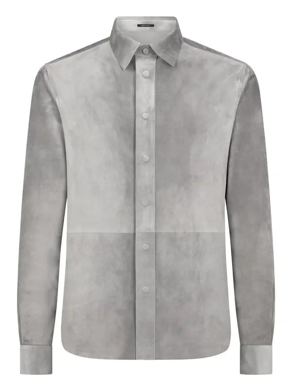 TOM FORD Classic-collar Shirt - Gray