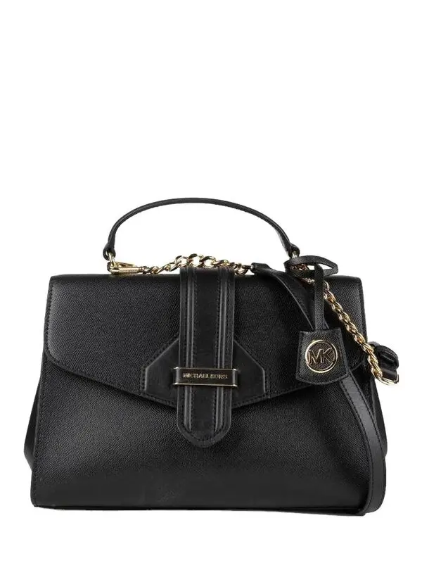 Michael Kors Logo Shoulder Bag - Black