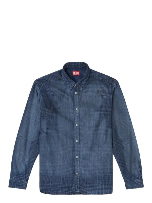 DIESEL® D-simply-s13 Long-sleeve Shirt - Blue