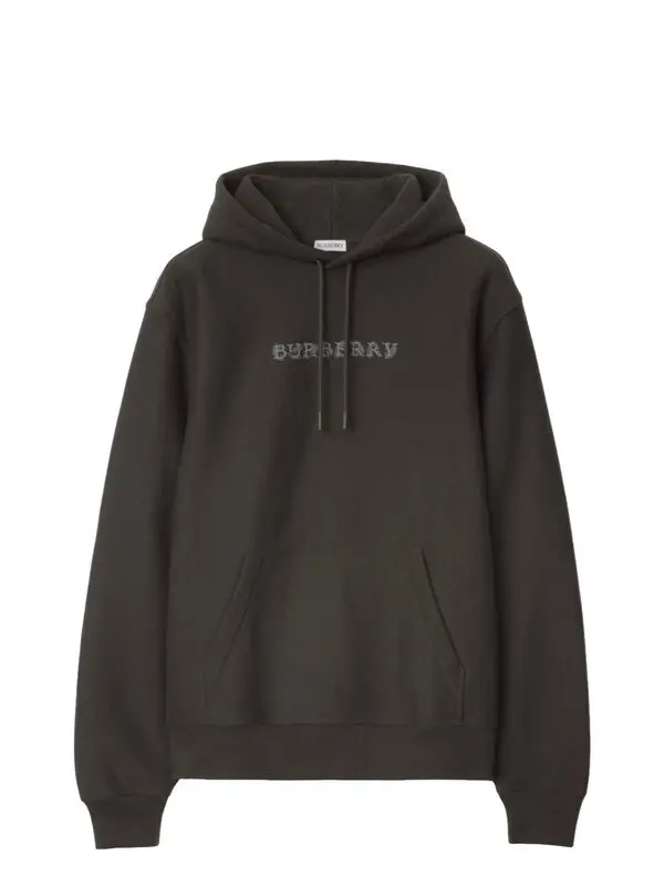 Burberry Paisley Logo Hoodie - Shadow Color